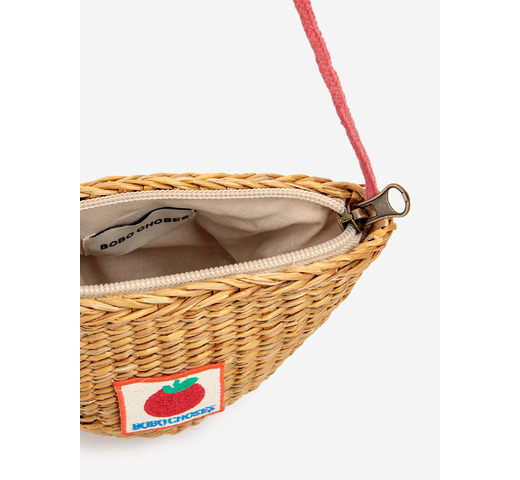 BC Tomato Patch raffia hand bag - op stap - tassen en koffers - Bobo ...
